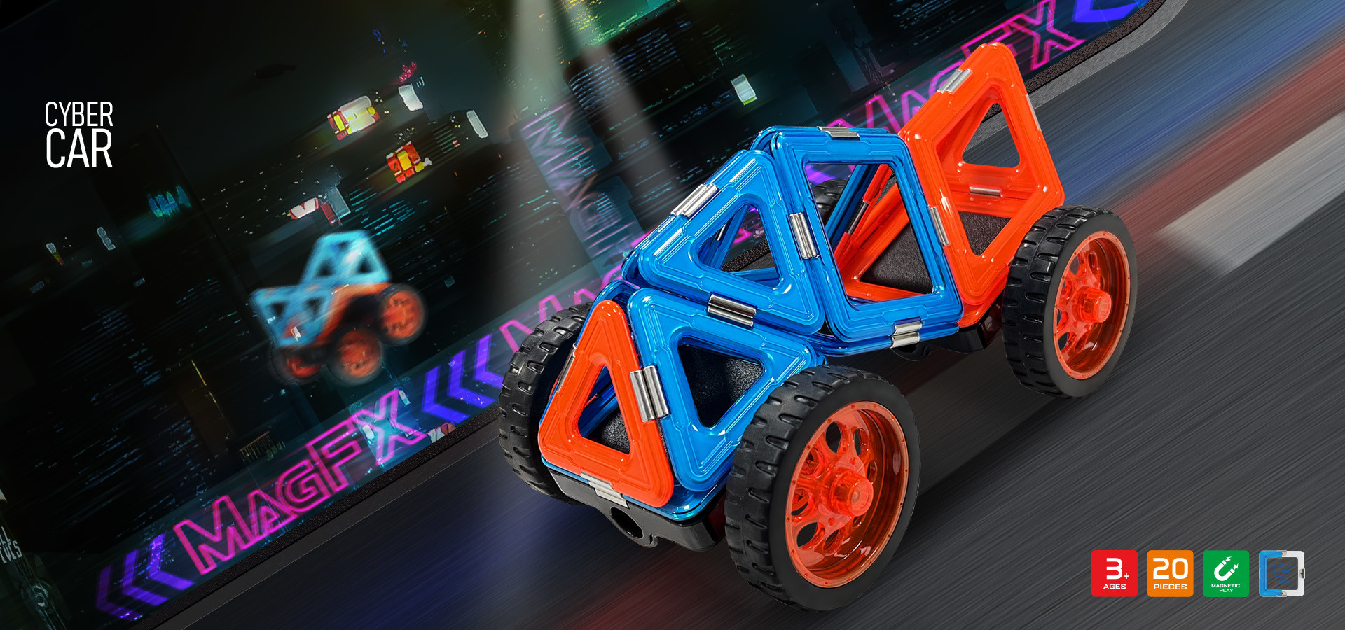 Quality Magnetic Block Sets & Magnetic Tiles Remote Control Car factory ...